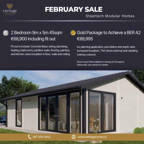 2 Bedroom Modular Home - Heritage Homes