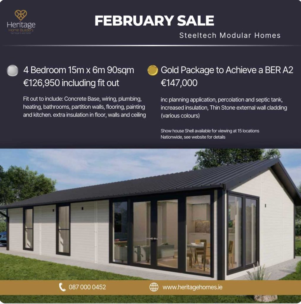 4 Bedroom Modular Home - Heritage Homes - House Designs & Plans Ireland